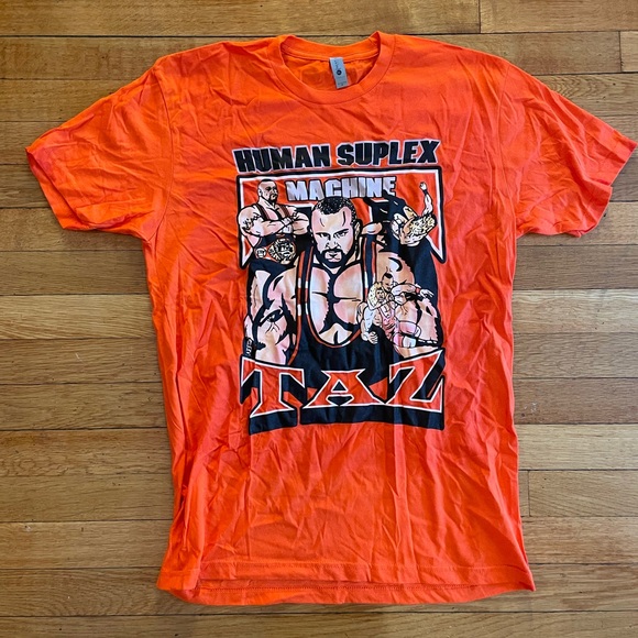 WWE | Shirts | Human Suplex Machine Taz Wrestling Tshirt Size Medium Aew Wwe Wwf Tee | Poshmark